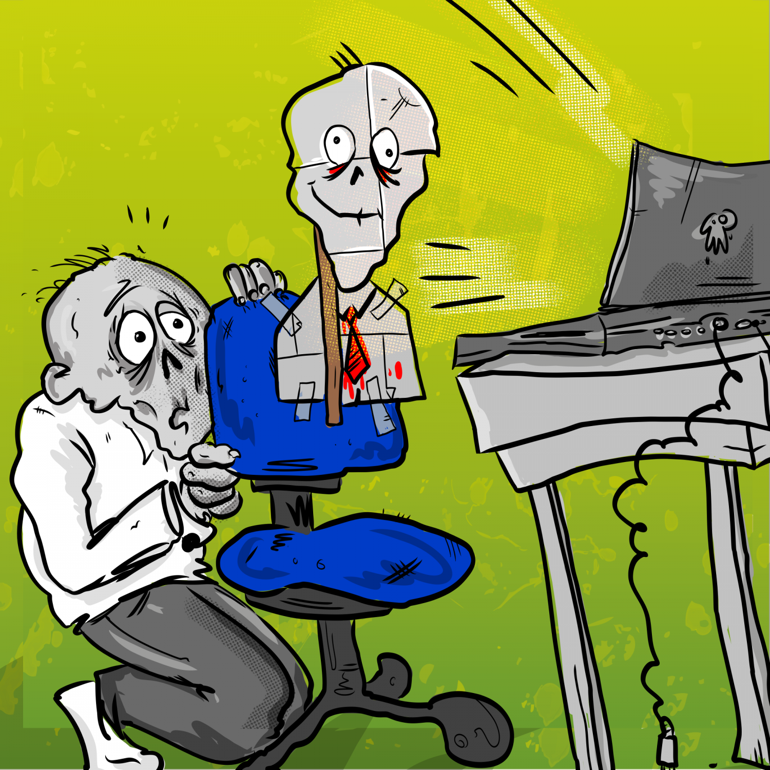 Zombie Cardboard Cutout at Declan Thwaites blog